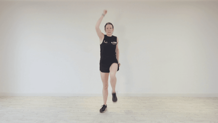 Technique – High Knees with High Punches : Be Strong