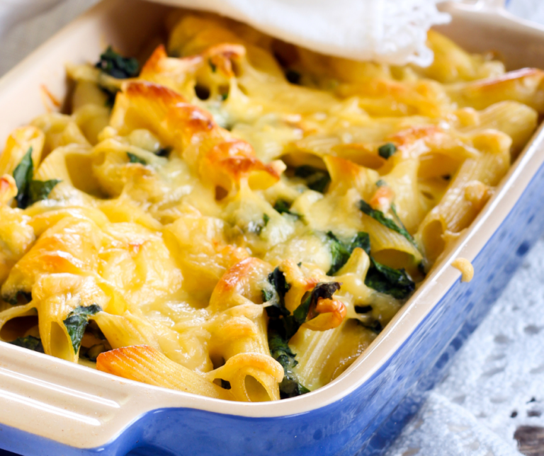 Lemon Pasta and Spinach Bake : Be Strong